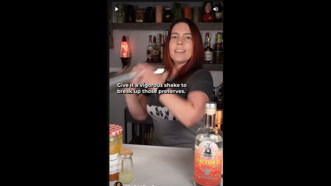 Fruity Pebbles Vodka Drink with Junction 35 cocktail recipe